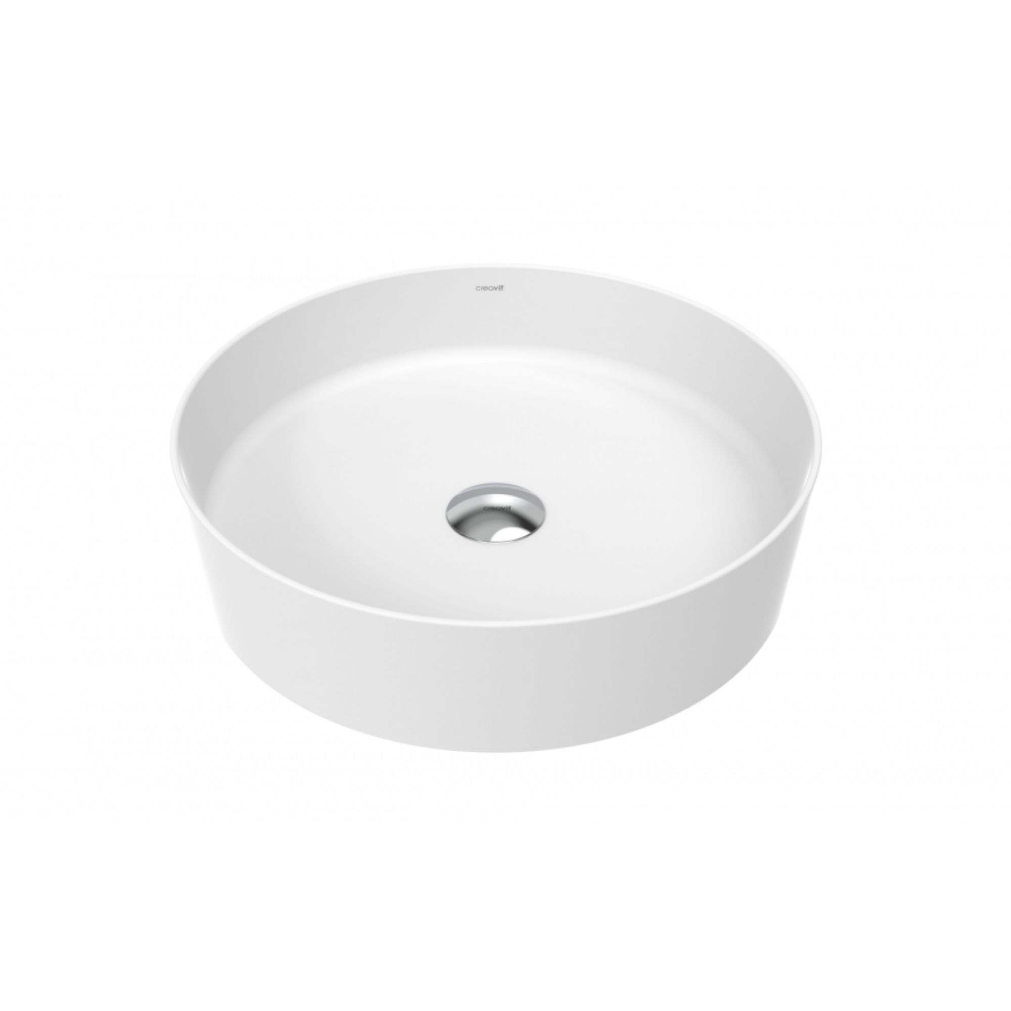 Creavit, Loop Round Bowl Sink Ø45 cm, White