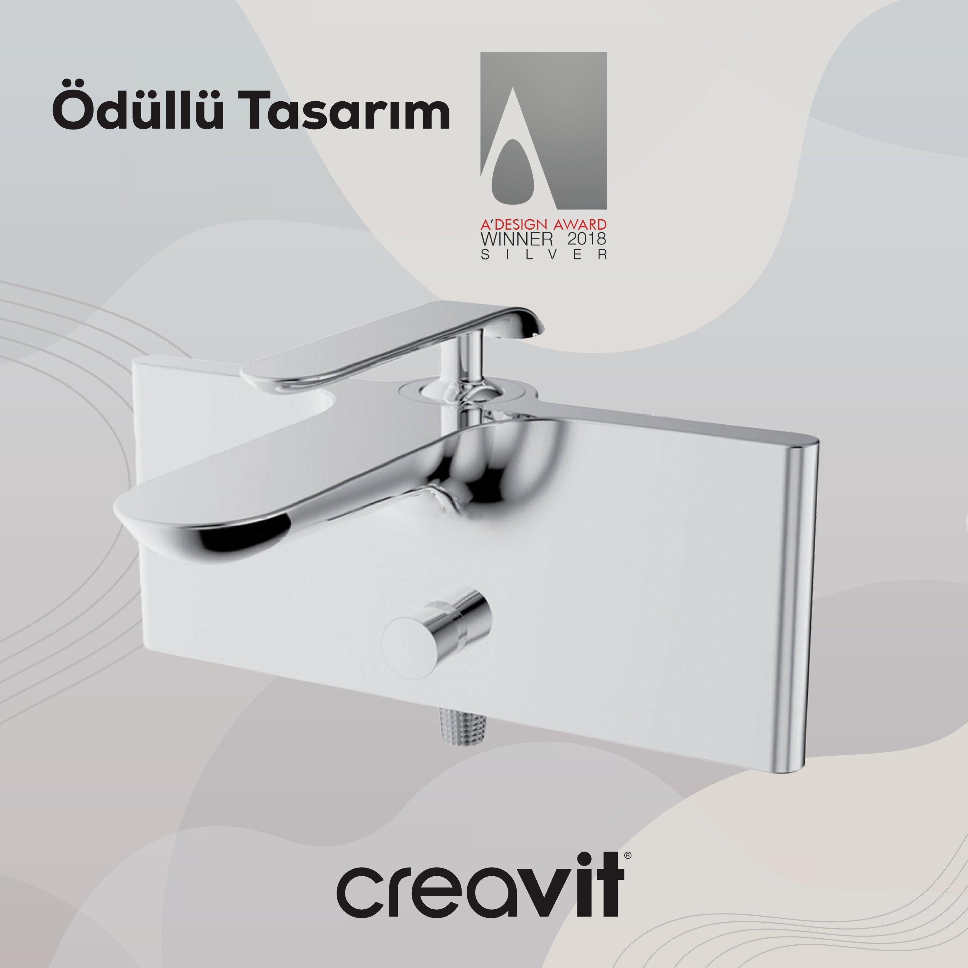 Creavit, Bloom Bathroom Faucet, White