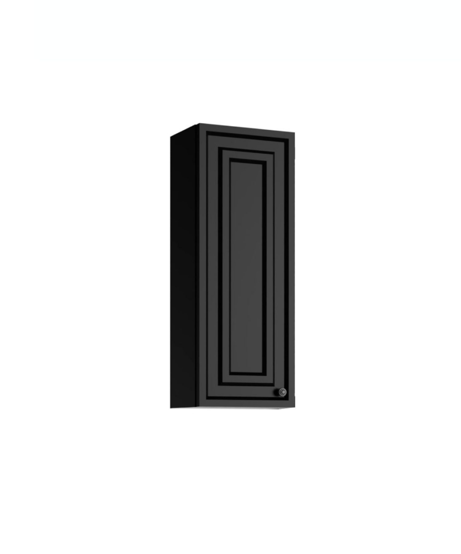 Creavit, Kayra Mirror Side Cabinet 30cm, Matte Anthracite