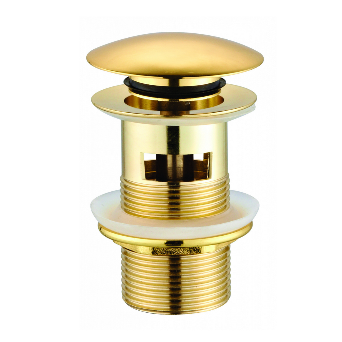 Creavit, Sink Siphon Head Pop-Up, Overflow Gold