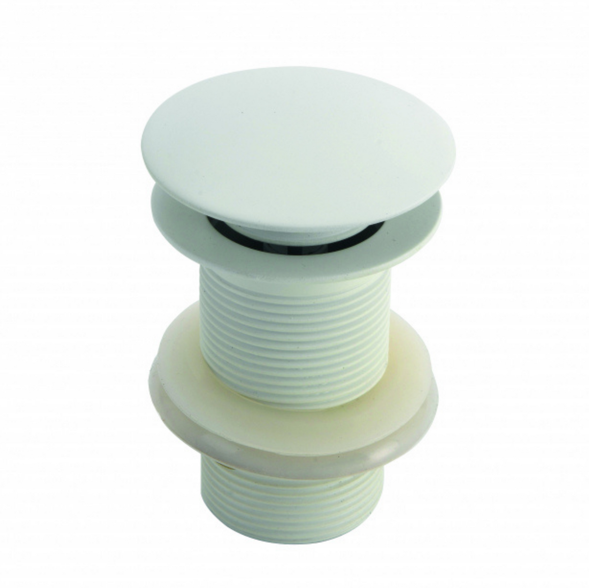 Creavit, Pop-Up Sink Siphon Head, Overflow-Free Matte White