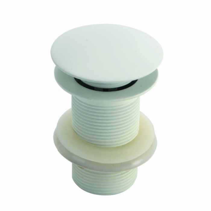 Creavit, Pop-Up Sink Siphon Head, Overflow-Free Matte White