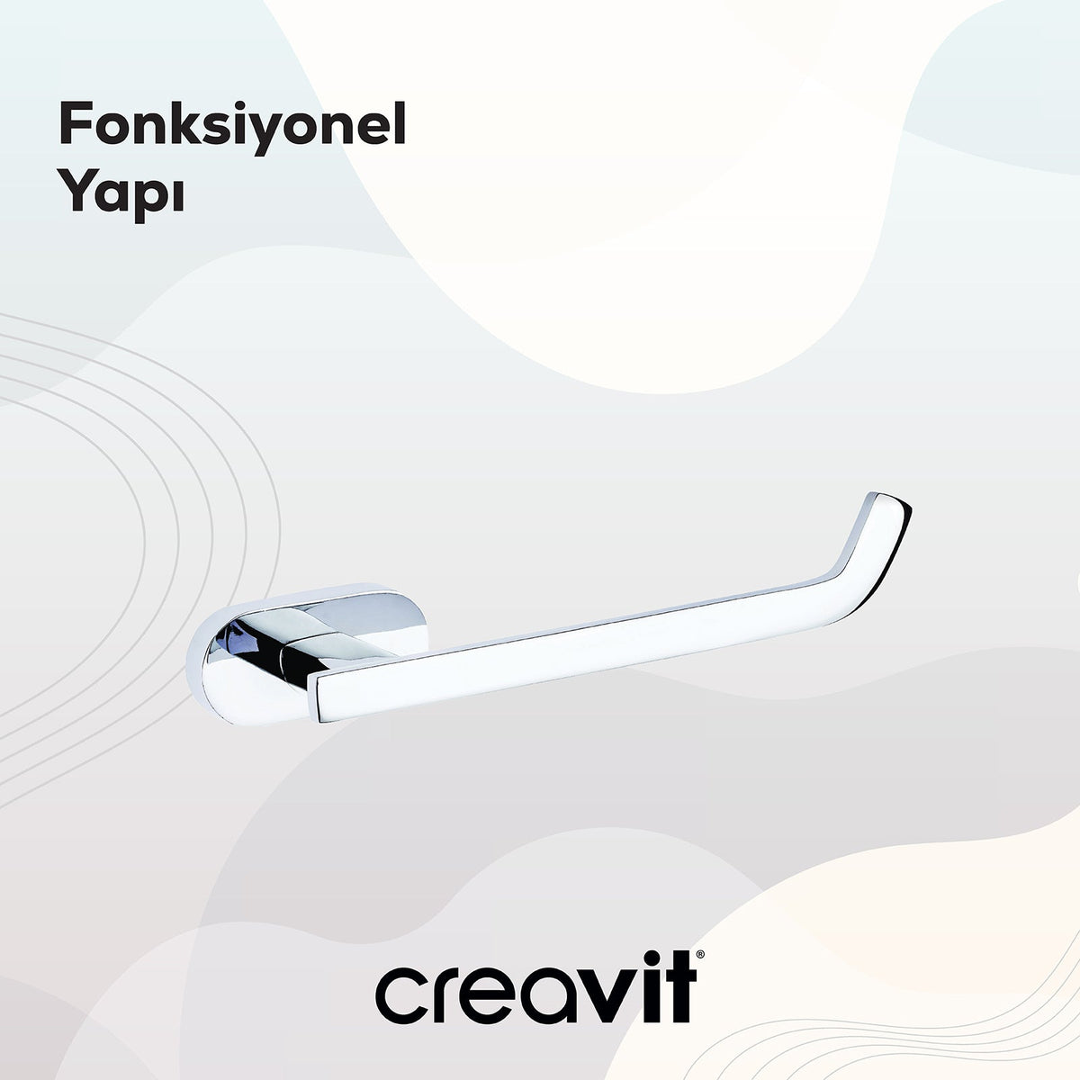Creavit, Planet Tekli Tuvalet Kağıtlığı, Krom