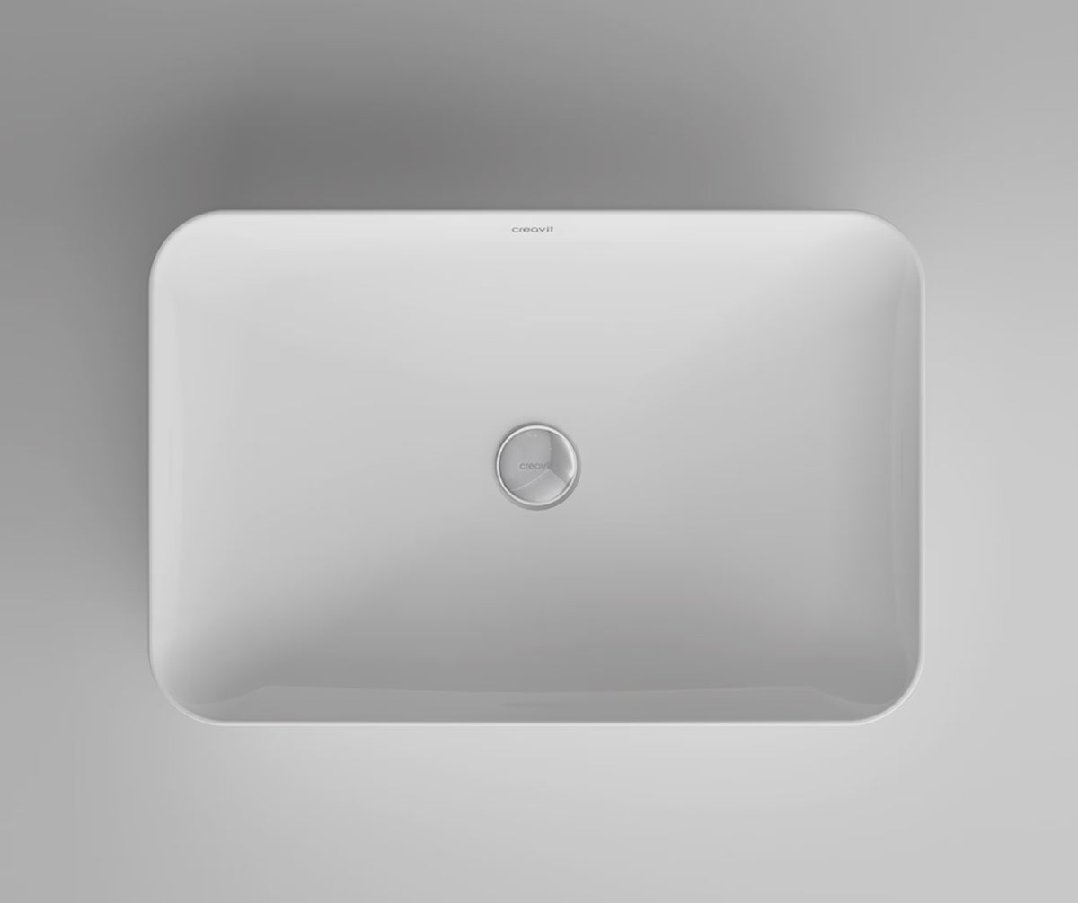 Creavit, Ultra Rectangular Bowl Sink, 60 cm Matte Cappucino